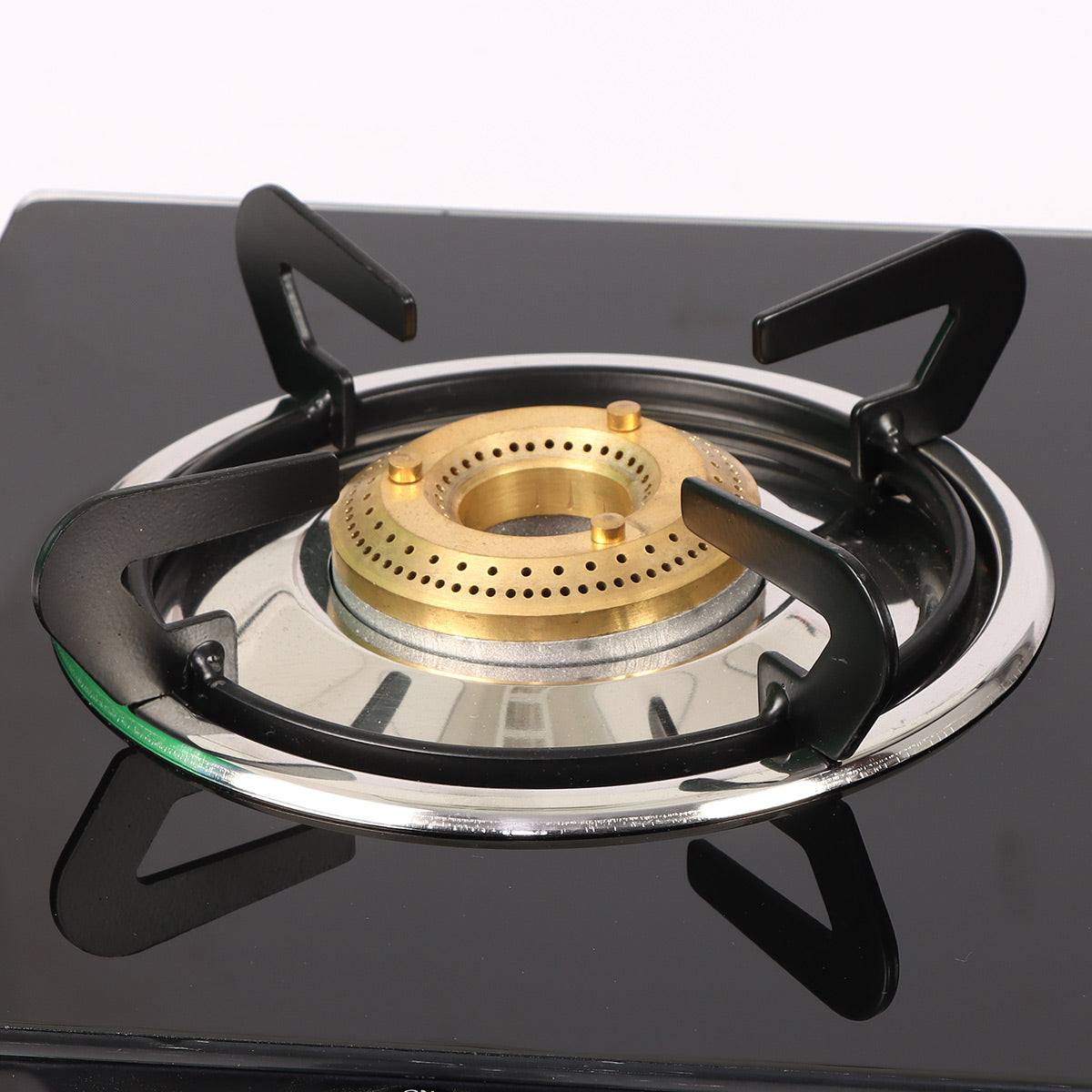 Glory 2 Burner Glass Cooktop, Stainless Steel Drip Tray, Black ...