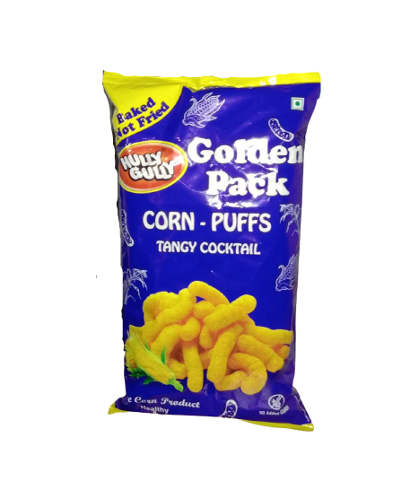 20x Hully Gully Golden pack- (Corn Puffs Tangy Cocktail) – Pack of 20 ...